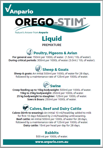 Orego-Stim Liquid – Anpario Australia